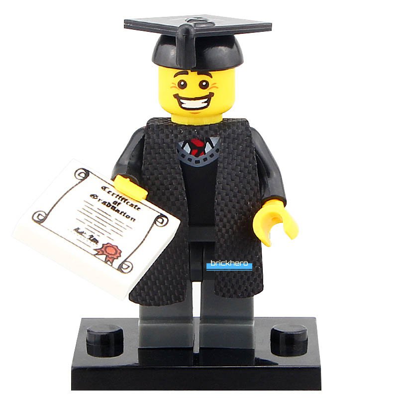 LEGO Compatible CMF Series 5 Graduate Student Custom Printed Minifigure ...