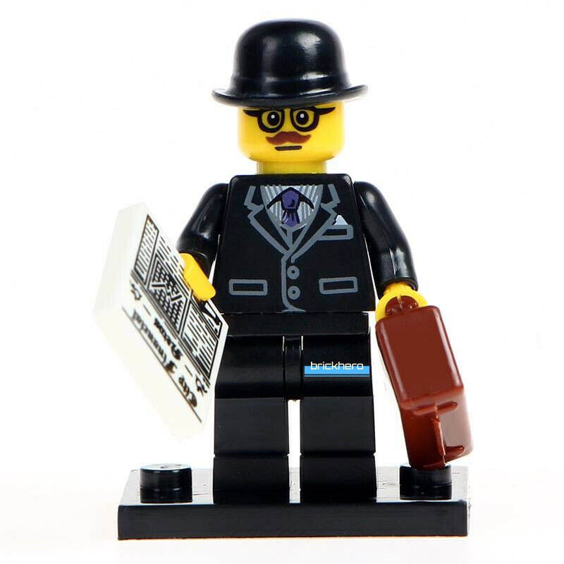 LEGO Compatible CMF Series 8 Businessman Custom Printed Minifigure ...