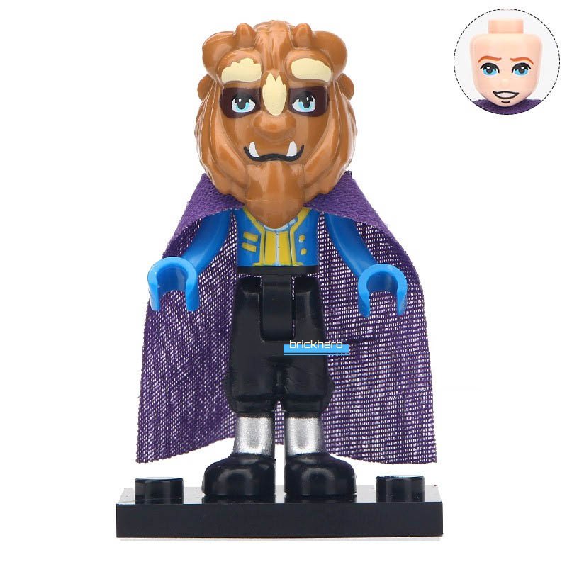 LEGO Compatible Disney Beauty And The Beast Beast Custom Printed ...