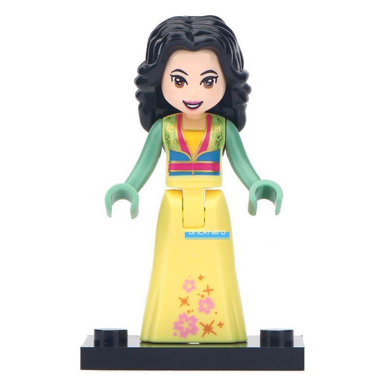 LEGO Compatible Disney Princesses Mulan Custom Printed Minifigure Brick ...