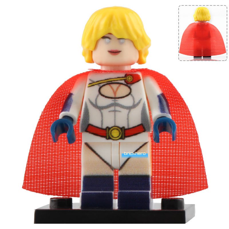 LEGO Compatible DC Comics Superheroes Power Girl Custom Printed ...