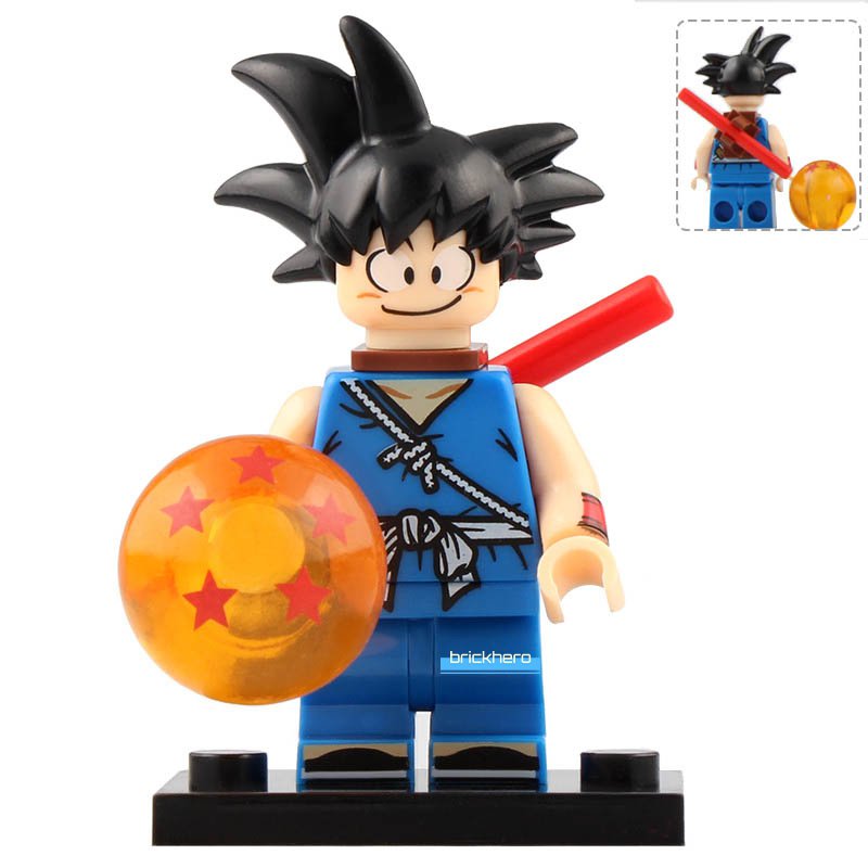 LEGO Compatible Anime Heroes Dragon Ball Z Goku Custom Printed ...
