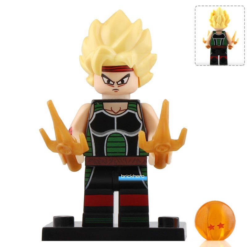 LEGO Compatible Dragon Ball Bardock Custom Printed Minifigure Brick ...