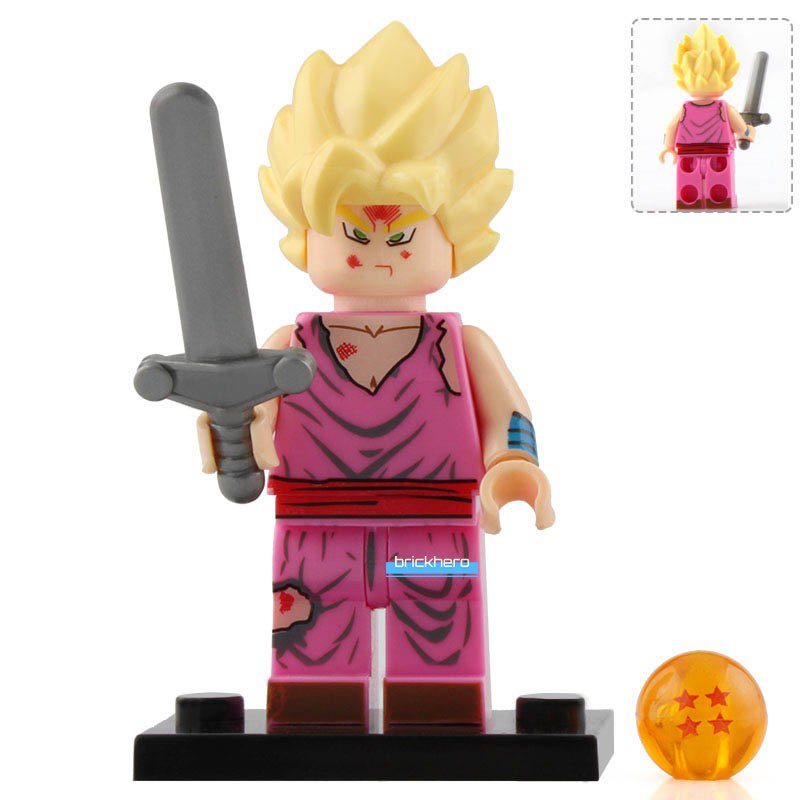 LEGO Compatible Dragon Ball Gohan Custom Printed Minifigure Brick Toys Gift