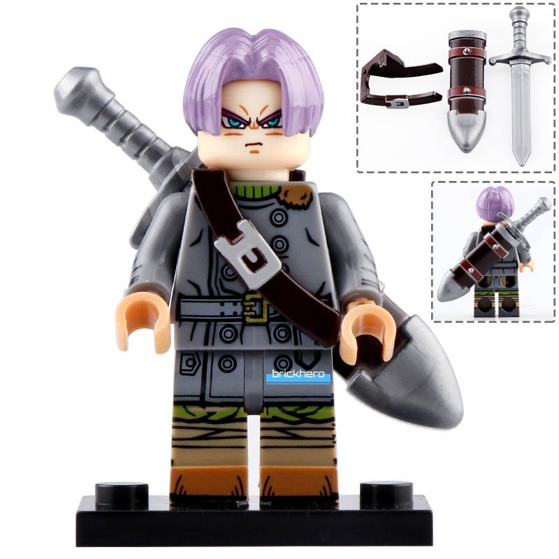 LEGO Compatible Dragon Ball Trunks Custom Printed Minifigure Brick Toys ...