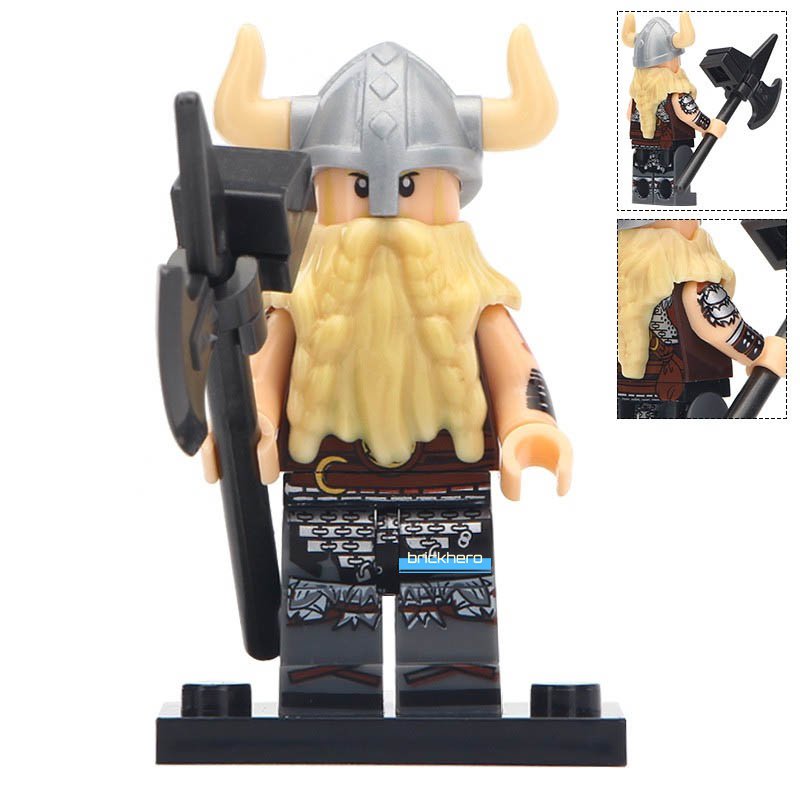 LEGO Compatible Fortnite Battle Royale Magnus Custom Printed Minifigure ...
