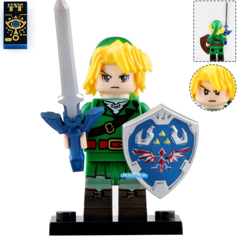 LEGO Compatible The Legend of Zelda Link (Hero of Time) Custom Printed ...