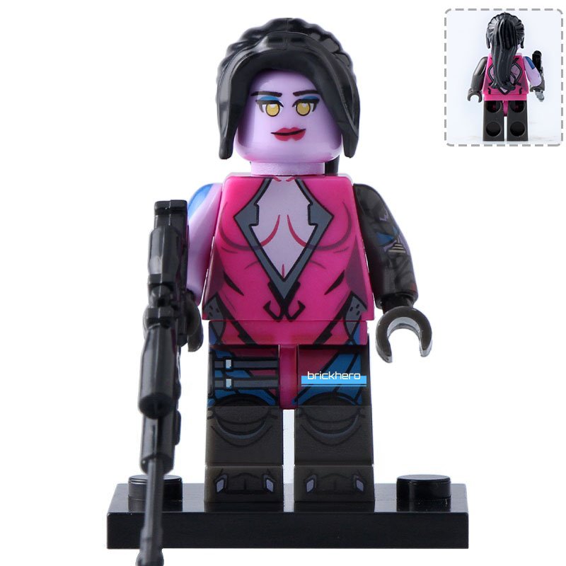 LEGO Compatible Overwatch Widowmaker Custom Printed Minifigure Brick ...
