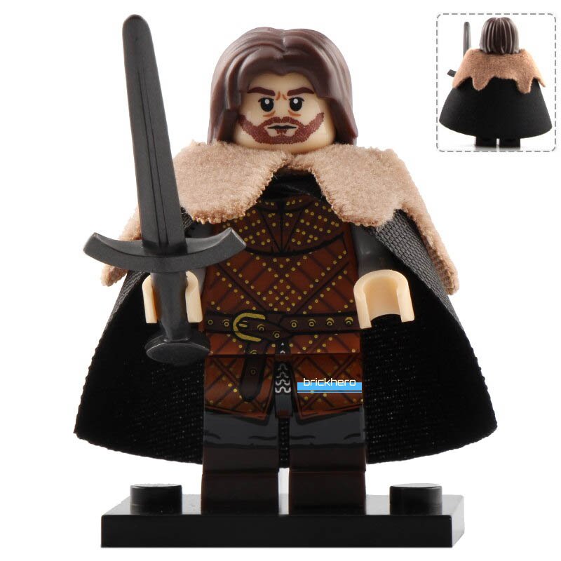 LEGO Compatible Game of Thrones House Stark Jory Cassel Custom Printed ...