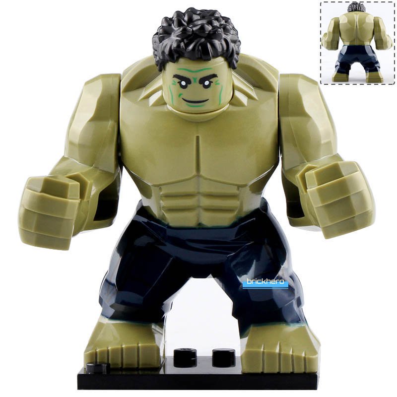 LEGO Compatible Marvel Superhero Hulk (Avengers Endgame) Custom Printed ...