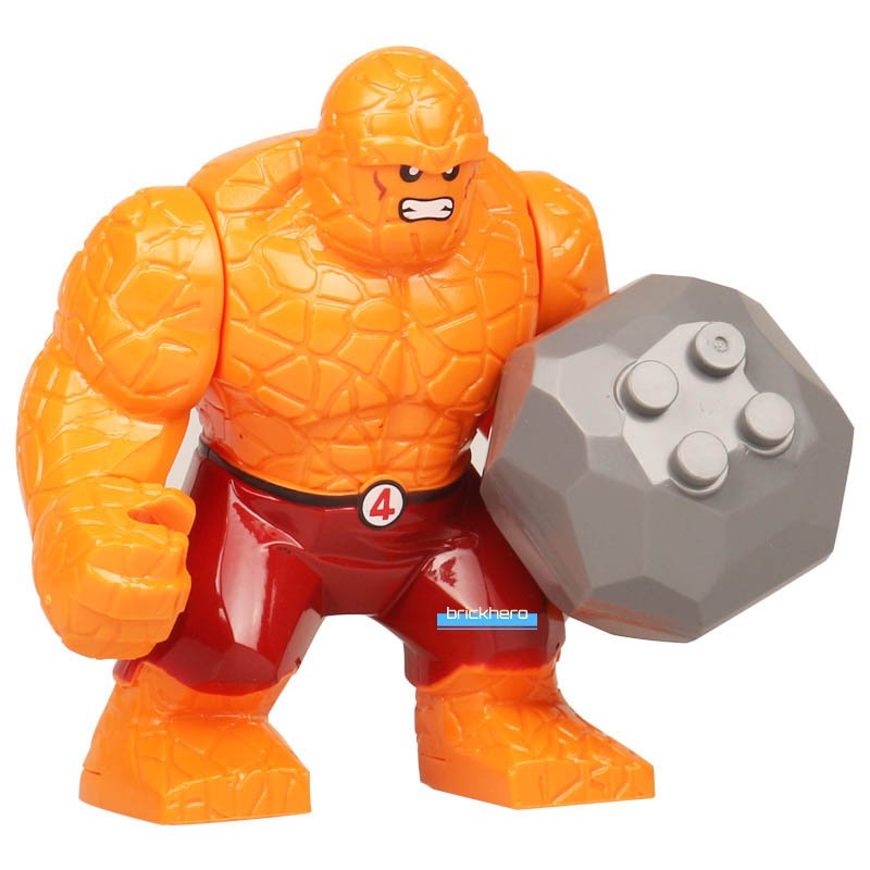 LEGO Compatible Marvel Superhero Large Thing (Fantastic Four) Custom ...