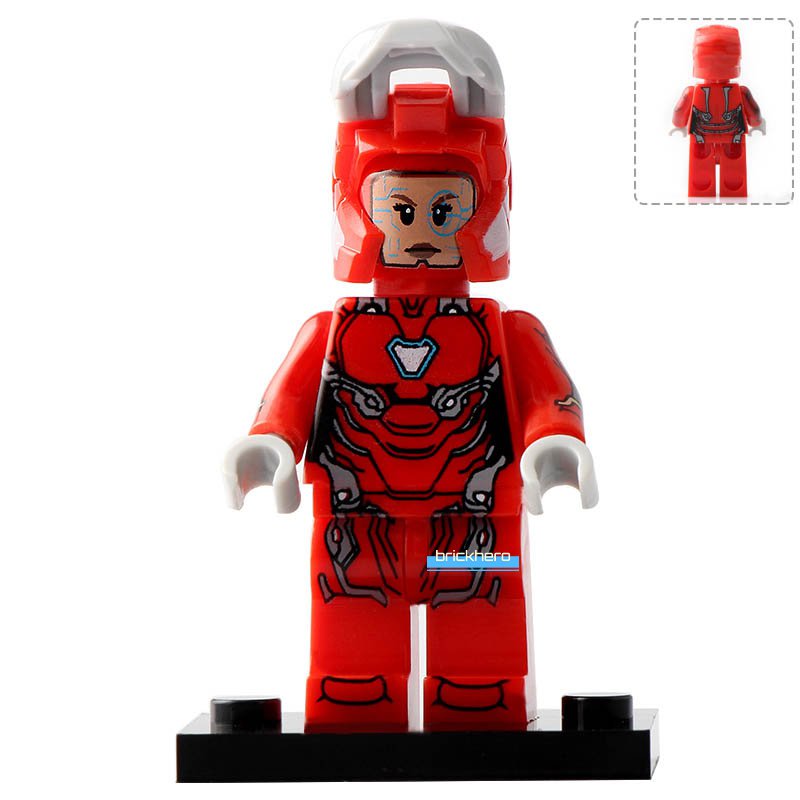 LEGO Compatible Marvel Superheroes Iron Man Rescue Suit (Pepper Potts ...