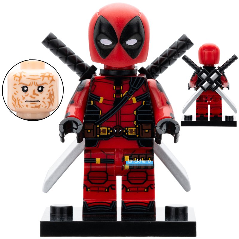 LEGO Compatible Marvel Universe Superheroes Deadpool Custom Printed ...