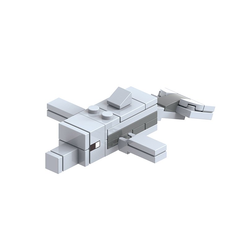 LEGO Compatible Minecraft Dolphin Custom Printed Minifigure Brick Toys Gift