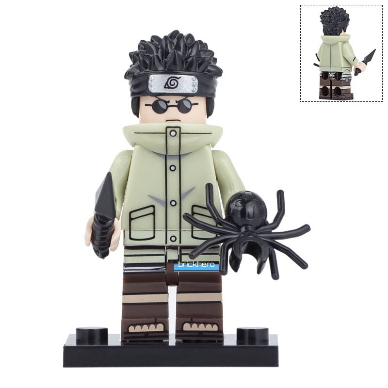 LEGO Compatible Anime Heroes Naruto Aburame Shino Custom Printed ...
