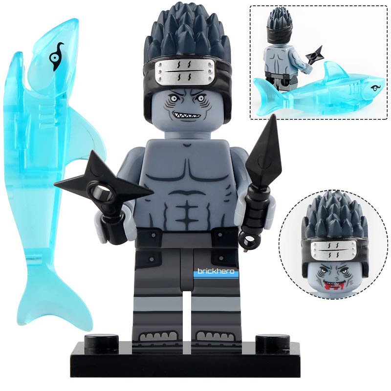 LEGO Compatible Anime Heroes Naruto Hoshigaki Kisame Custom Printed ...