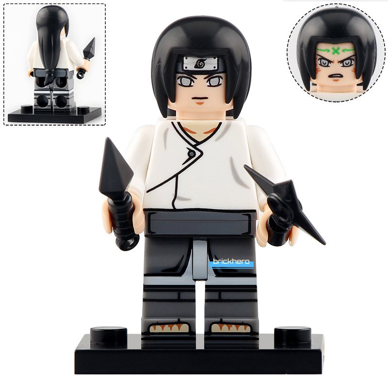 LEGO Compatible Anime Heroes Naruto Shippuden Hyuga Neji Custom Printed ...