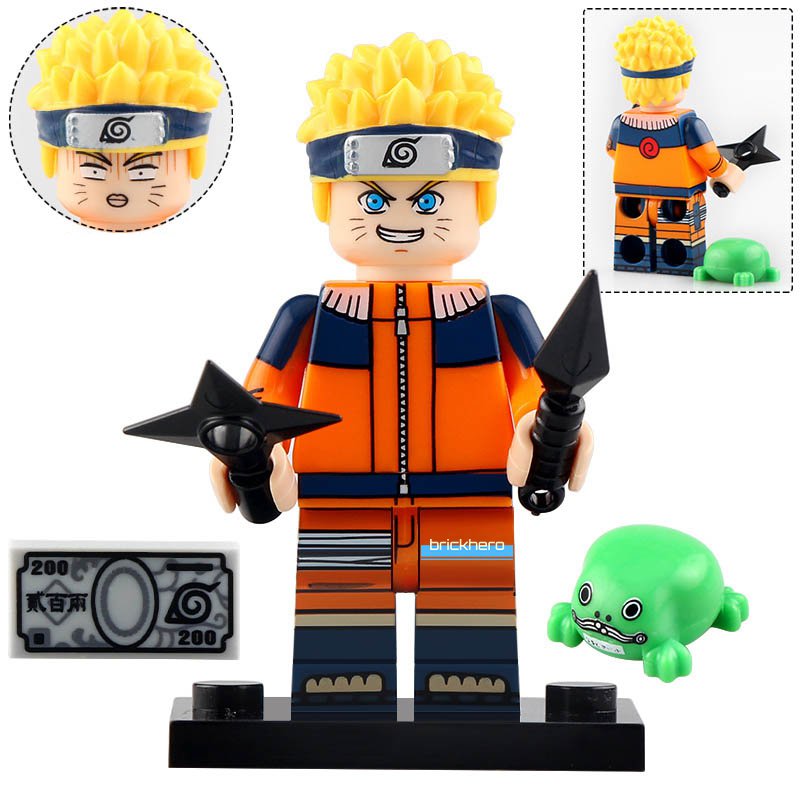 LEGO Compatible Anime Heroes Naruto Shippuden Naruto Uzumaki Custom ...