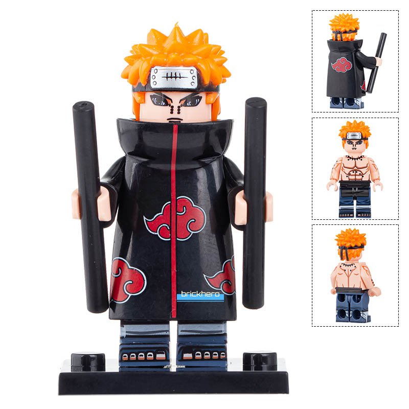 LEGO Compatible Anime Heroes Naruto Shippuden Yahiko Custom Printed ...