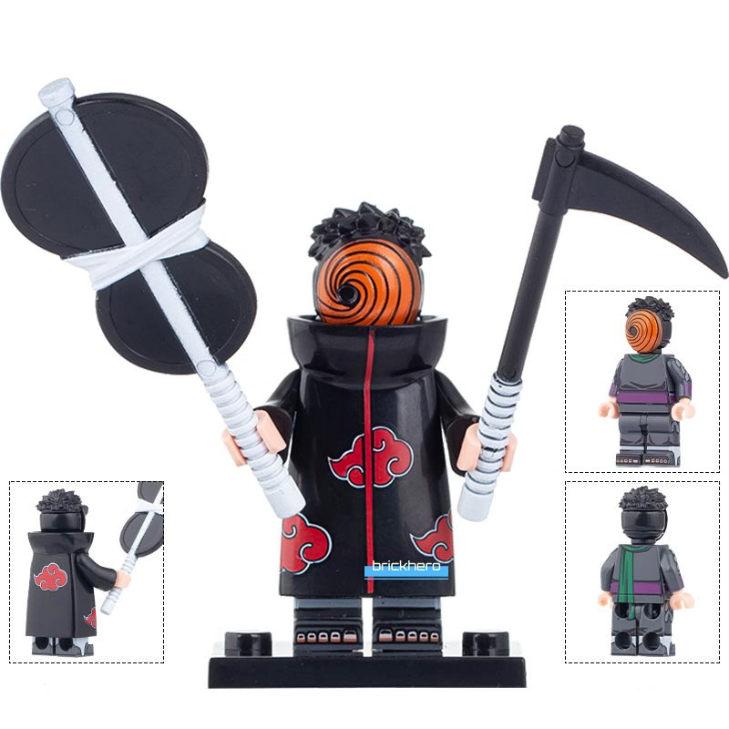 LEGO Compatible Anime Heroes Naruto Uchiha Madara (Tobi) Custom Printed ...