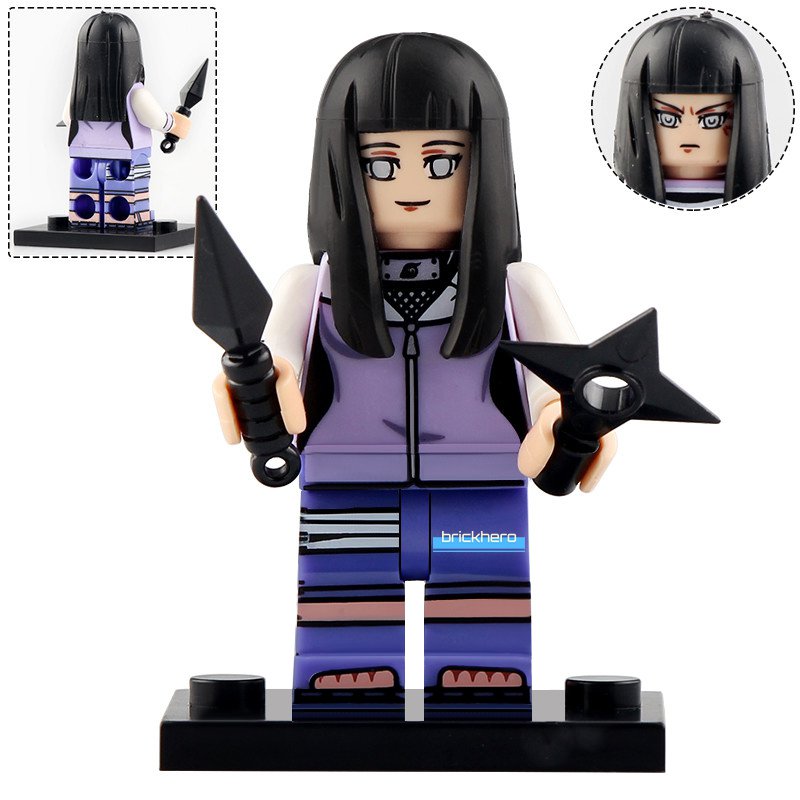 LEGO Compatible Anime Naruto Shippuden Hyuga Hinata Custom Printed ...