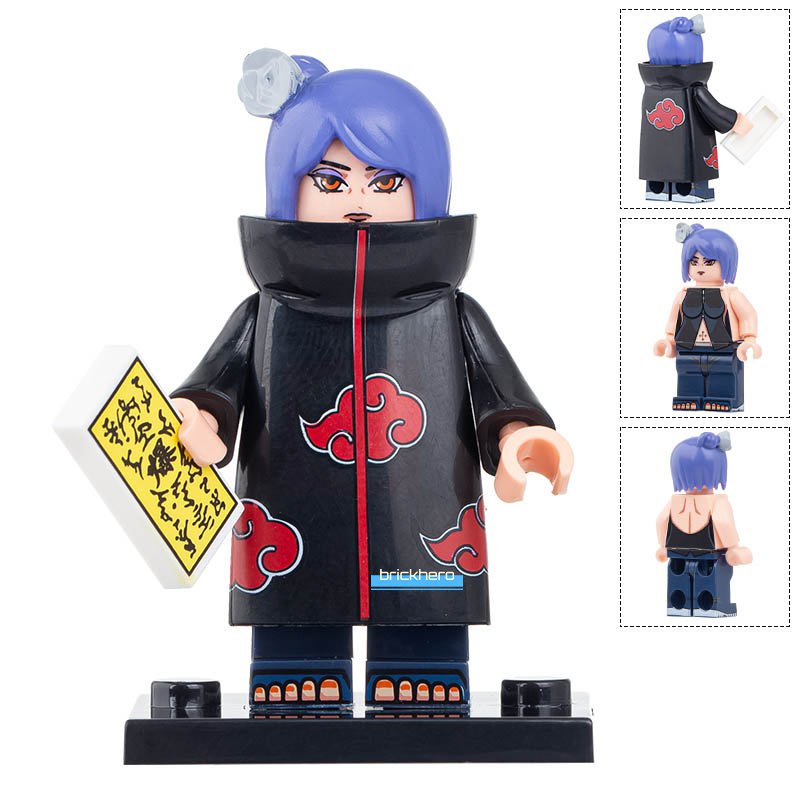 LEGO Compatible Anime Naruto Shippuden Konan Custom Printed Minifigure ...