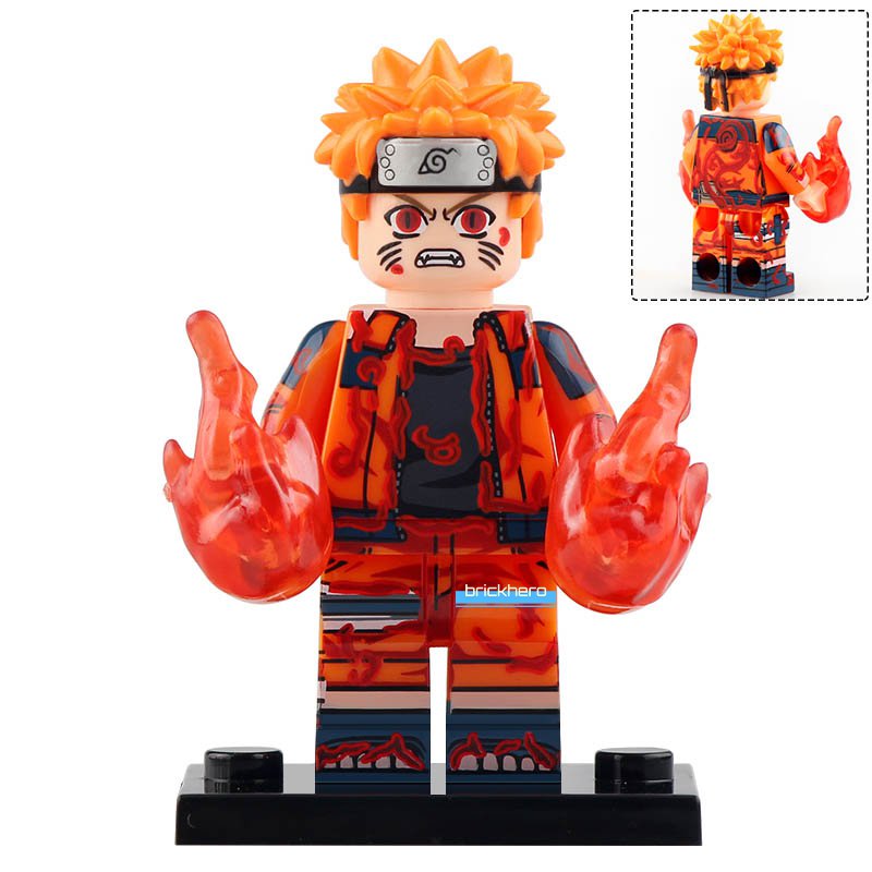 LEGO Compatible Anime Naruto Shippuden Naruto Uzumaki Custom Printed ...