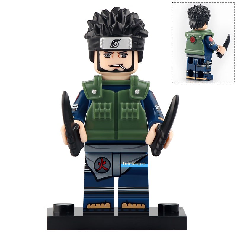 LEGO Compatible Anime Naruto Shippuden Sarutobi Asuma Custom Printed ...