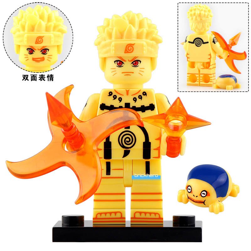 LEGO Compatible Anime Naruto Uzumaki Naruto Custom Printed Minifigure ...