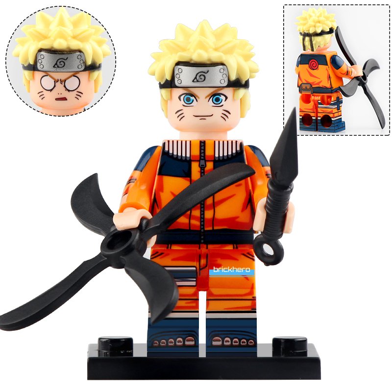 LEGO Compatible Heroes Naruto Shippuden Uzumaki Naruto Custom Printed ...