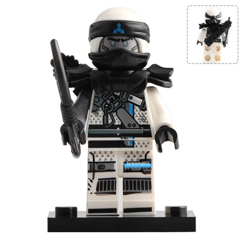 LEGO Compatible Ninjago Hunted Zane Custom Printed Minifigure Brick ...