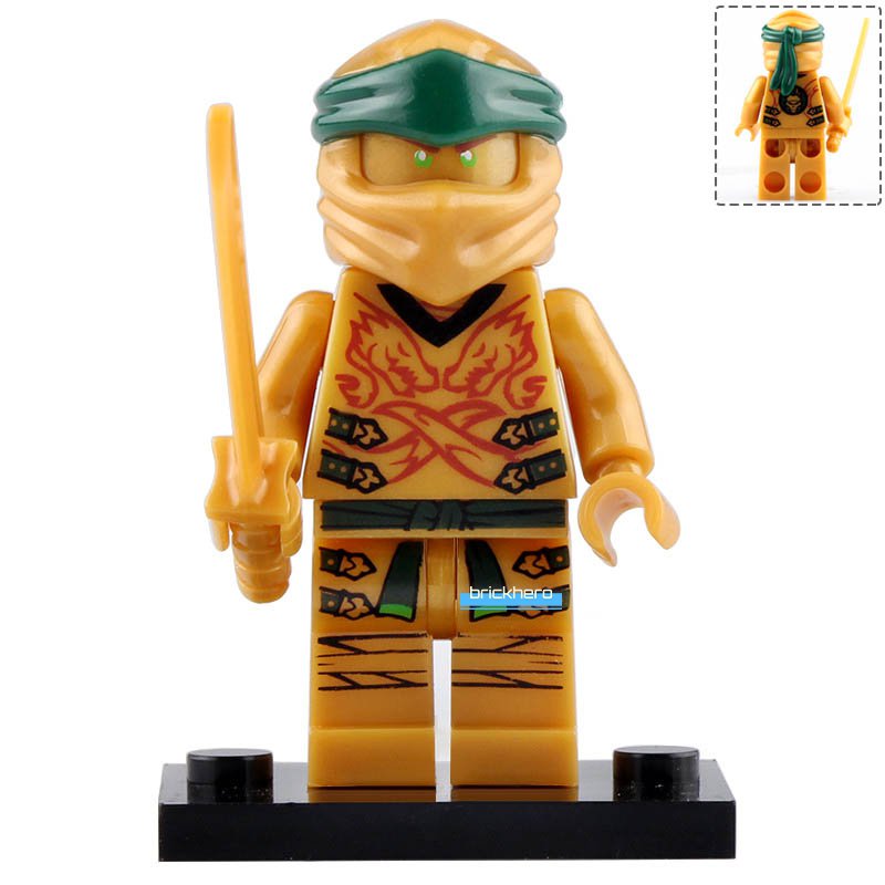 LEGO Compatible Ninjago Legacy Lloyd (Golden Ninja) Custom Printed ...