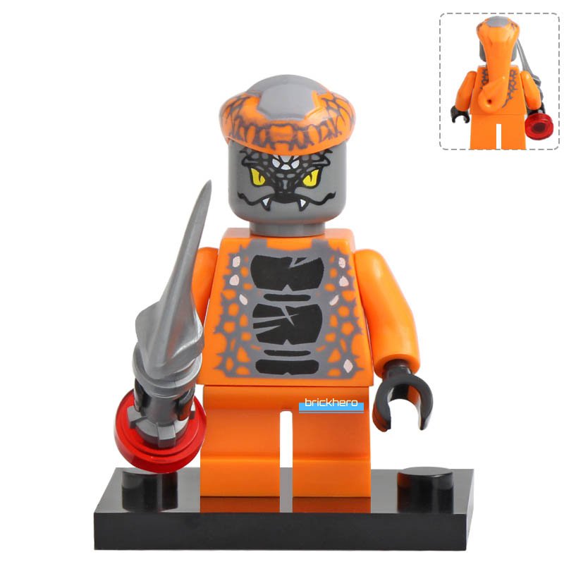 LEGO Compatible Ninjago Rise of the Snakes Snike Custom Printed ...