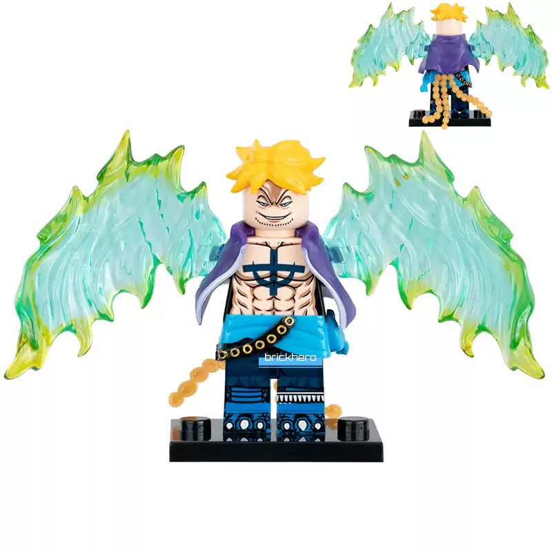 LEGO Compatible Anime One Piece Marco the Phoenix Custom Printed ...