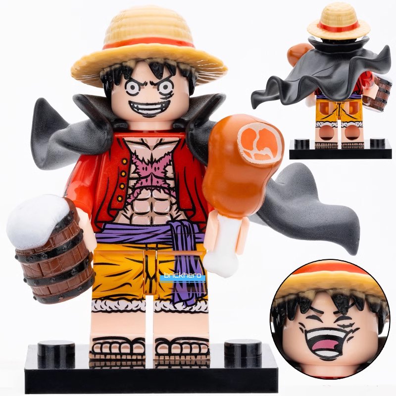 LEGO Compatible Japan Animation One Piece Monkey D. Luffy Custom ...