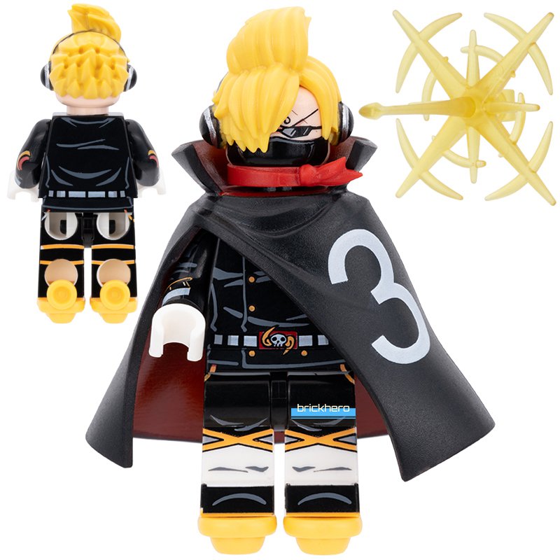 LEGO Compatible One Piece Sanji (Vinsmoke Sanji) Custom Printed ...