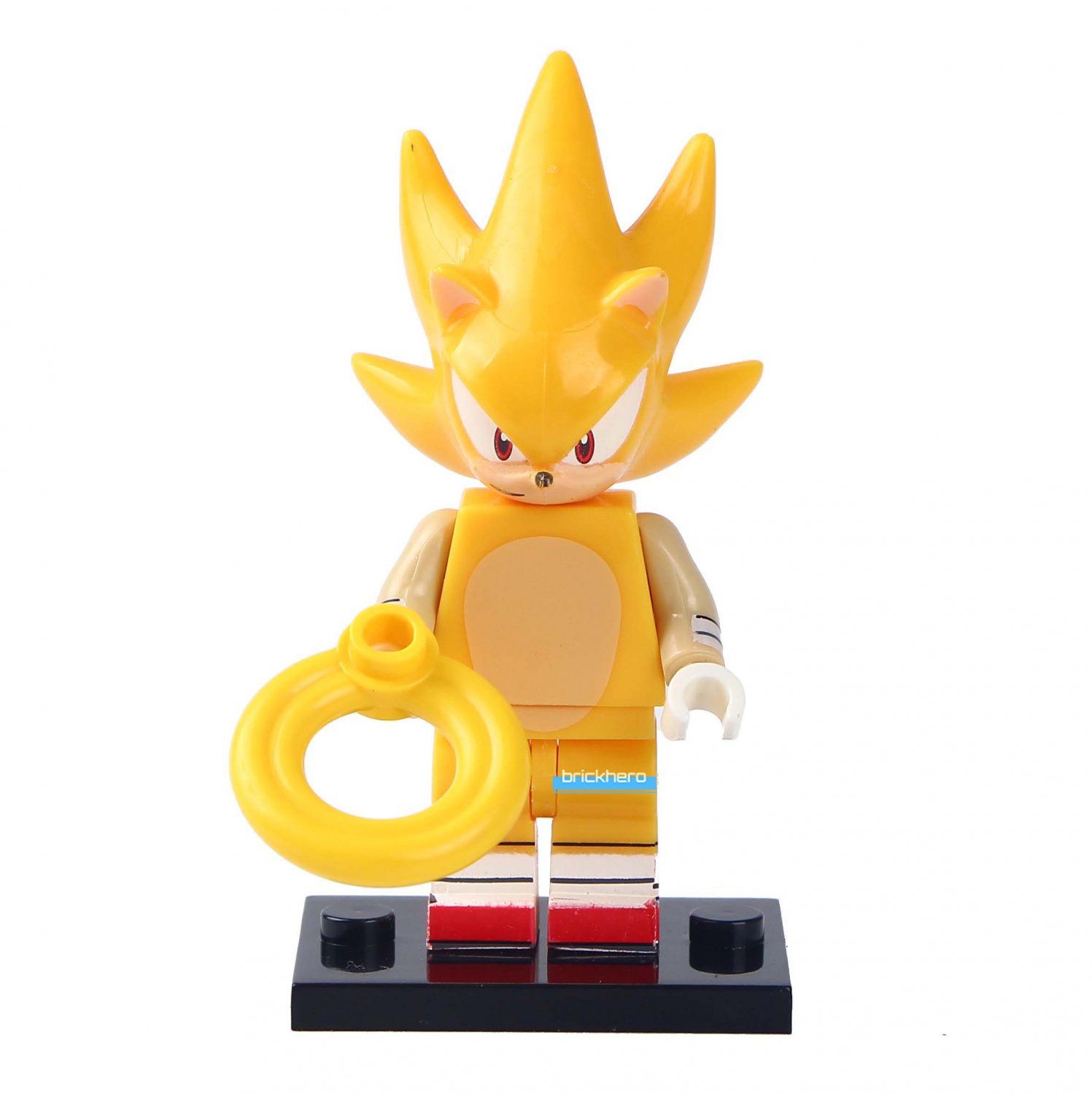LEGO Compatible Sonic the Hedgehog Super Sonic Custom Printed ...