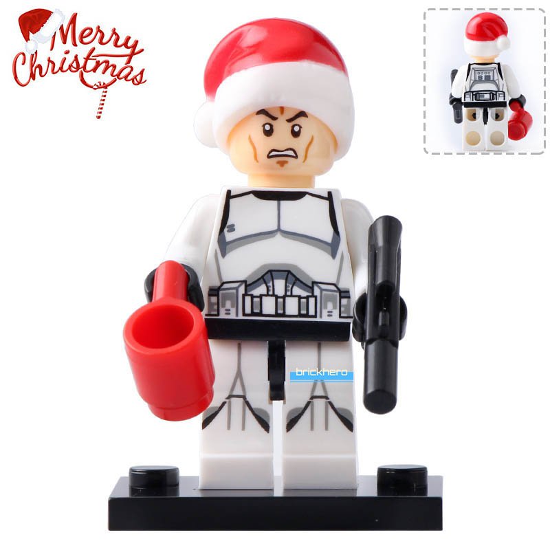 LEGO Compatible Star Wars Clone Trooper (Christmas Themed) Custom ...