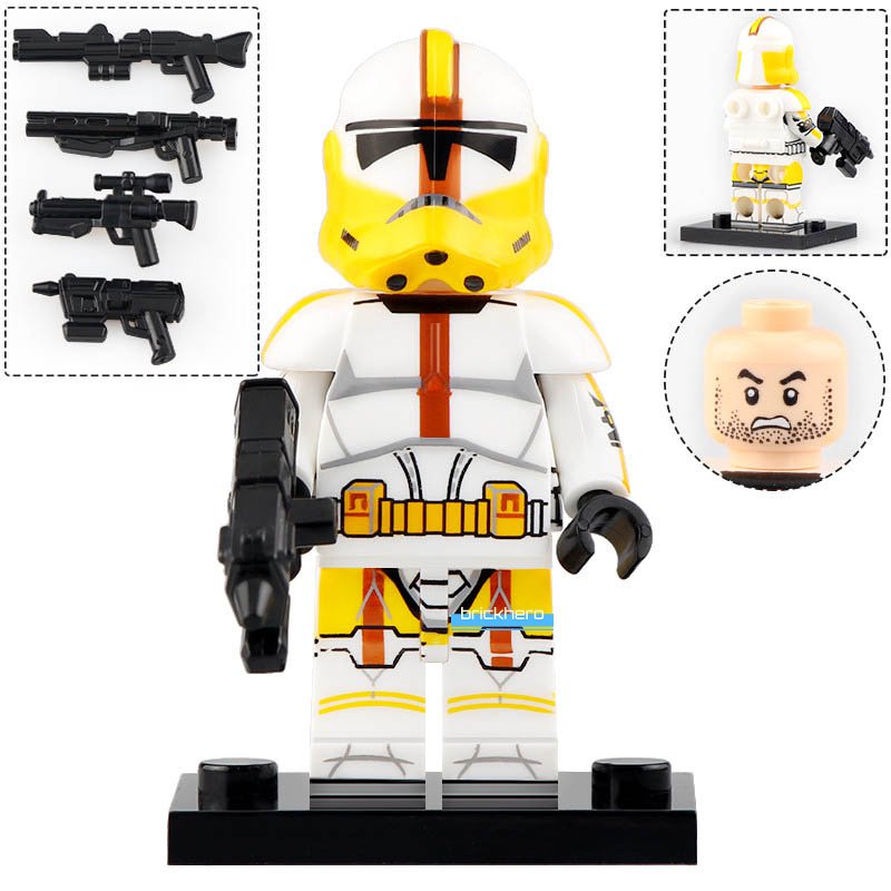 LEGO Compatible Star Wars Clone Wars 327th Star Corps Commander Bly ...