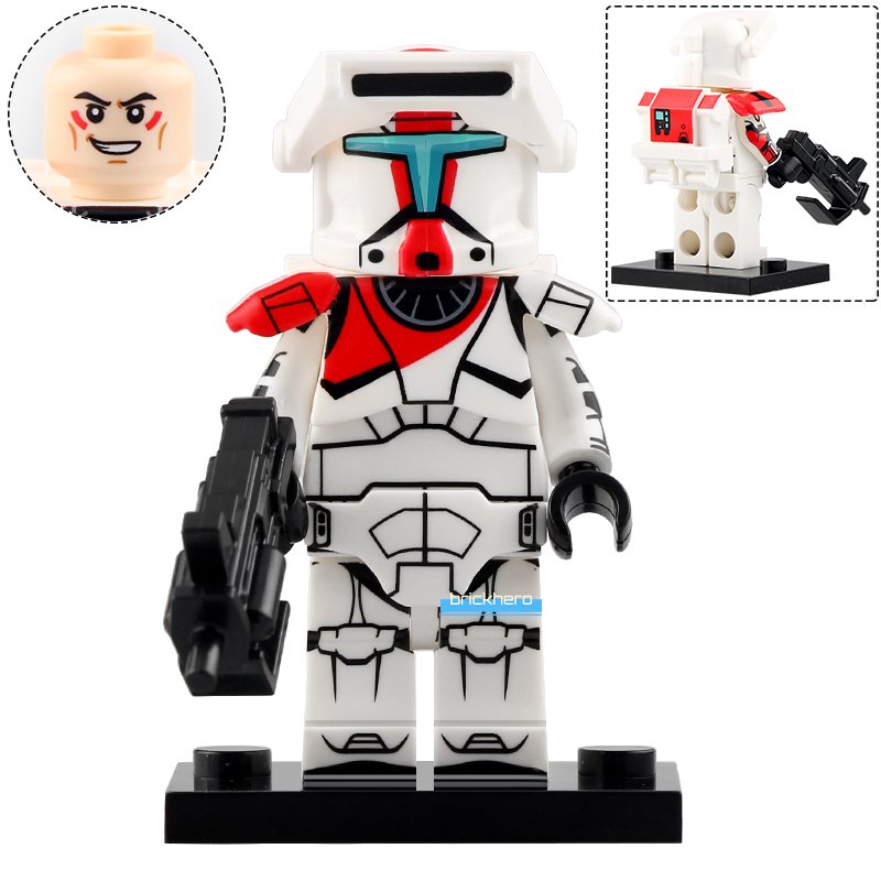 LEGO Compatible Star Wars Clone Wars Adventures Commando Sarge Custom ...