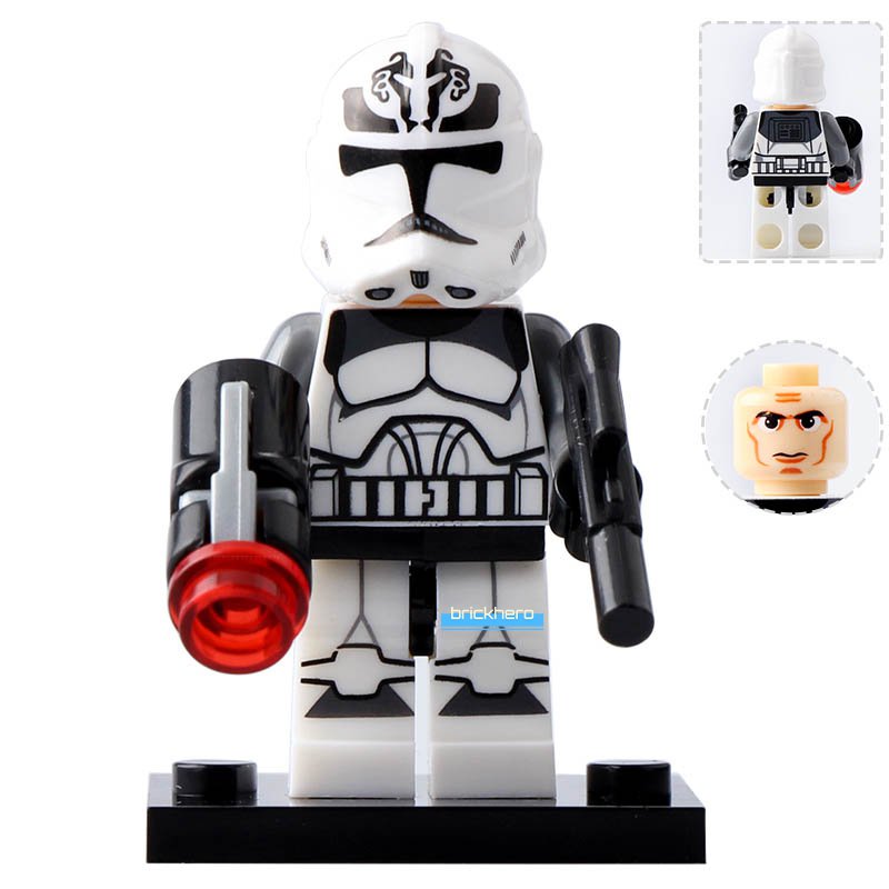 LEGO Compatible Star Wars Clone Wars Wolfpack Clone Trooper Custom ...