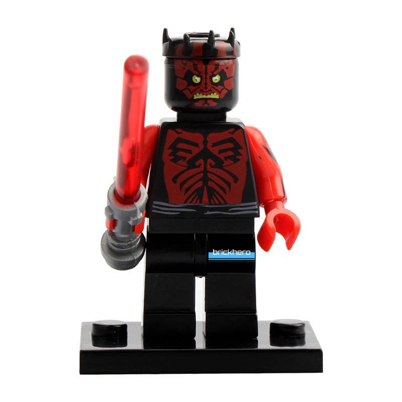 LEGO Compatible Star Wars Darth Maul Custom Printed Minifigure Brick ...