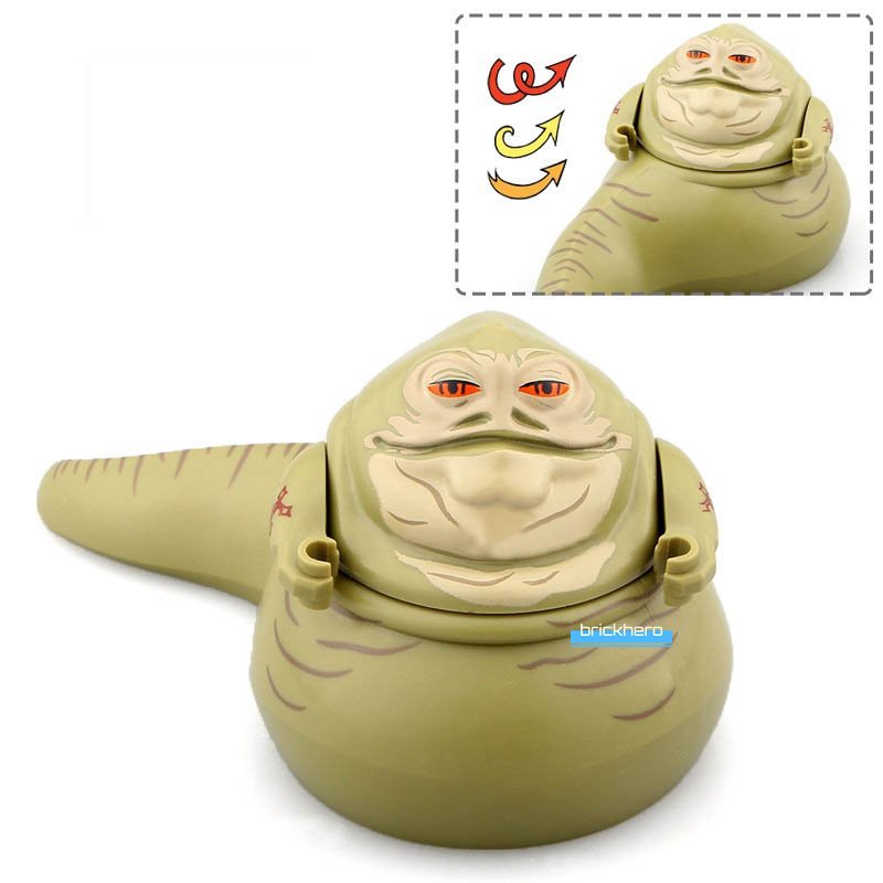 LEGO Compatible Star Wars Jabba the Hutt (Bigfig) Custom Printed ...