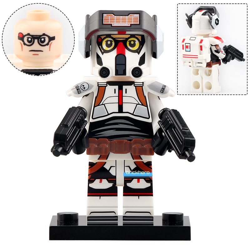 LEGO Compatible Star Wars Tech (Bad Batch Clone Force 99) Custom ...
