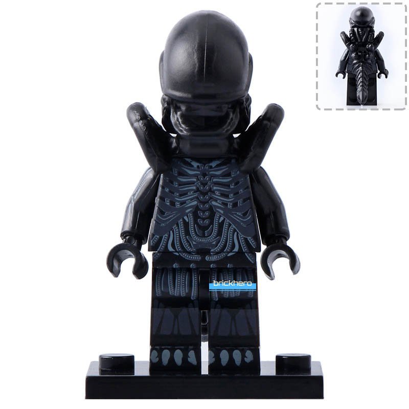 LEGO Compatible Horror Movie Alien Xenomorph Custom Printed Minifigure ...