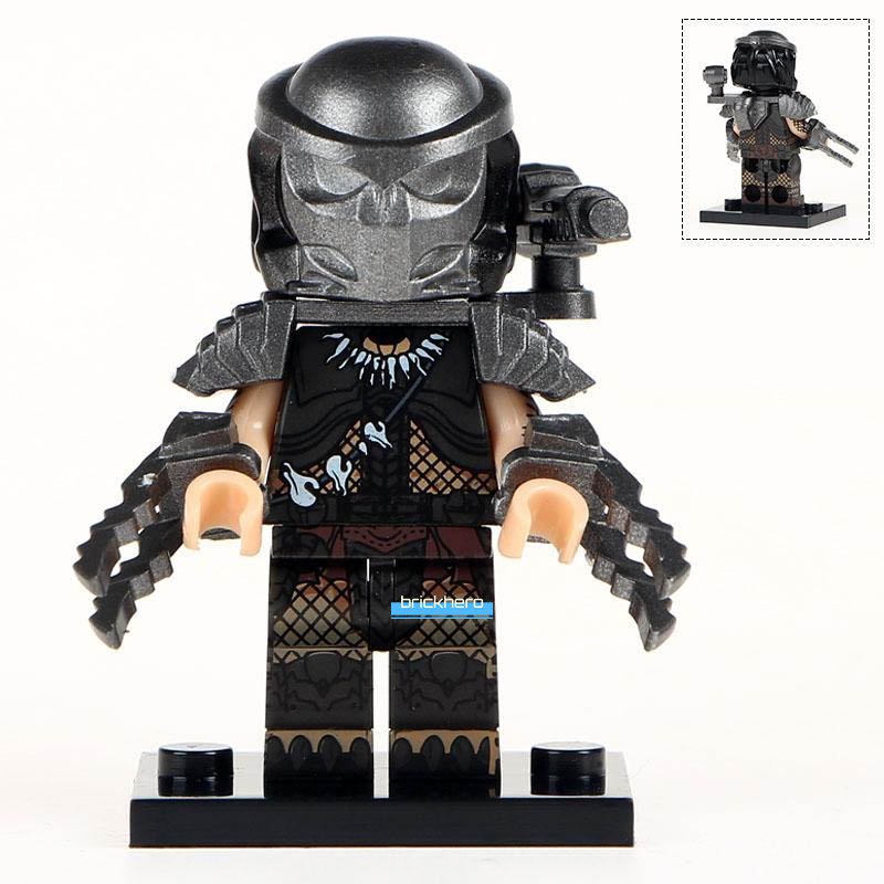 Predator Armored (Yautja) Horror Movie Custom LEGO Minifigure Toy
