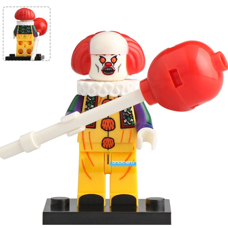 LEGO Compatible Horror Movie It Pennywise (The Clown) Custom Printed ...