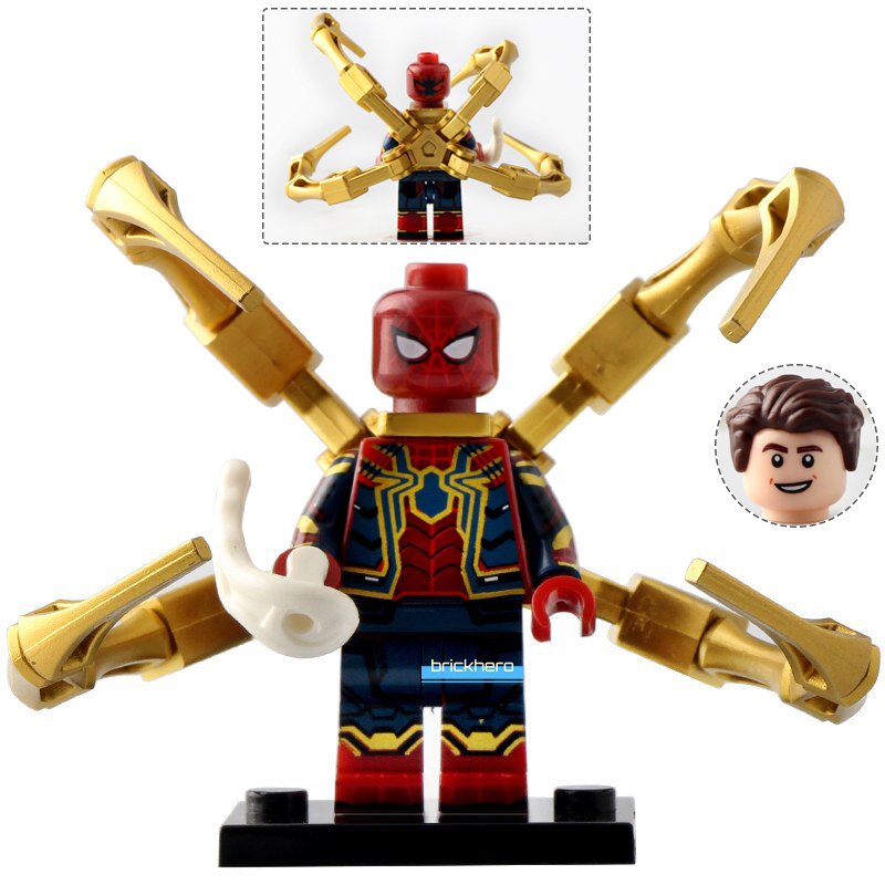 Iron Spider Armor MCU Avengers Endgame (2019) Lego Custom Minifigure ...