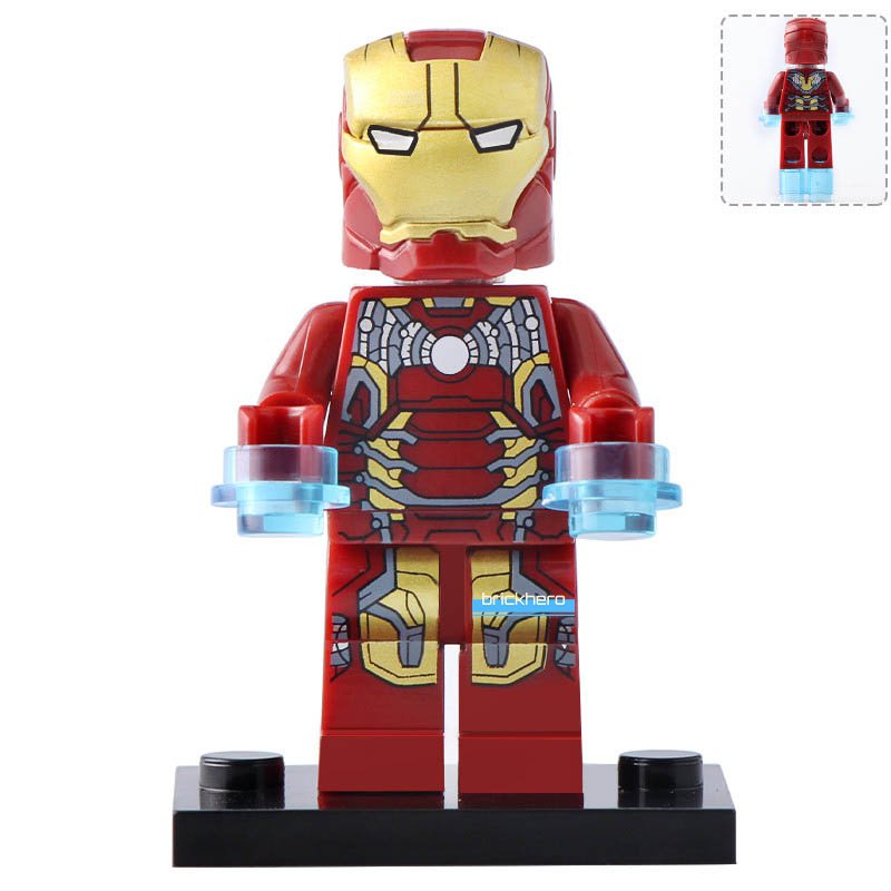 Iron Man Mk 43 MCU Avengers Infinity War Lego Custom Minifigure Brick ...