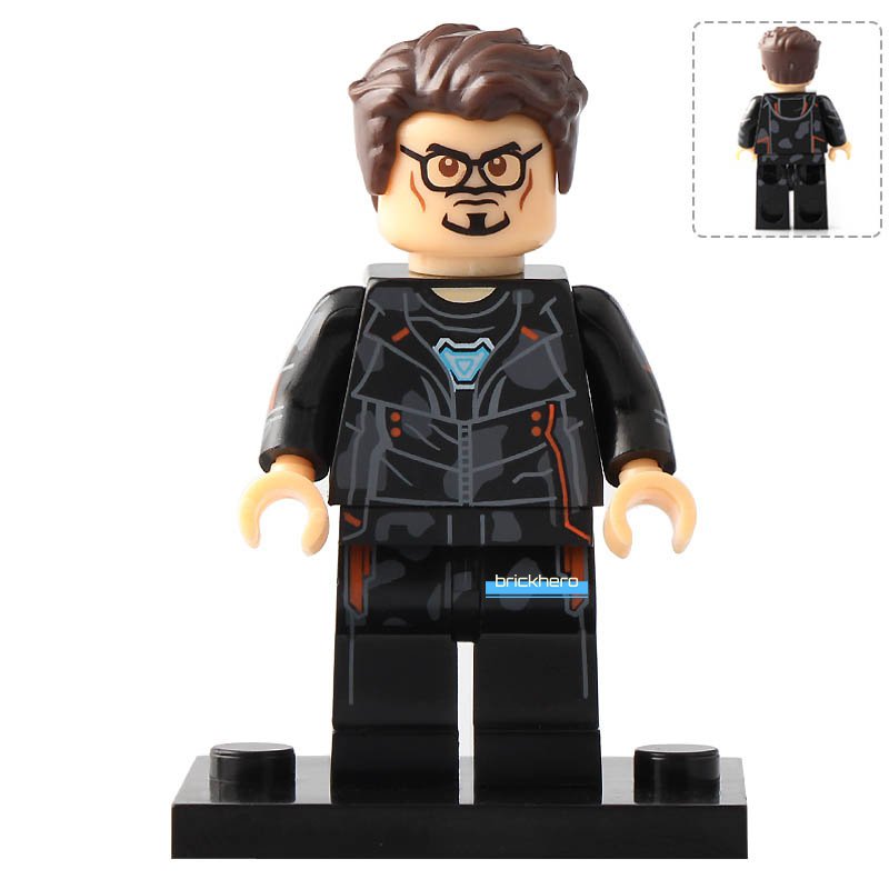 Tony Stark MCU Avengers Infinity War (2018) Lego Custom Minifigure ...